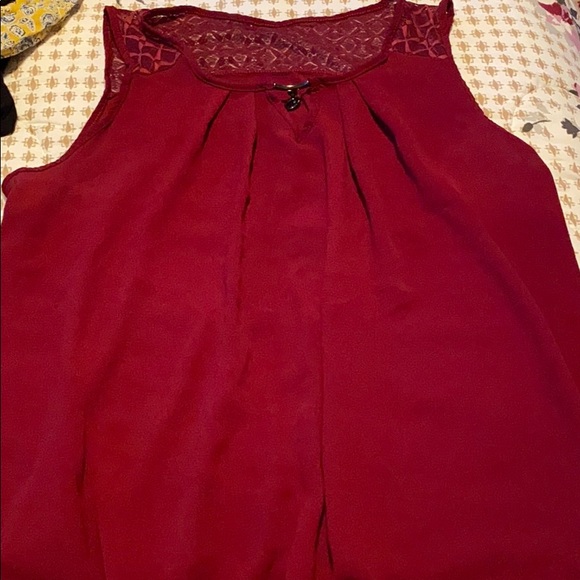 Tops | Red Tank Blouse | Poshmark